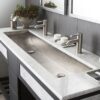 Modern Rectangular Trough Bathroom Sinks | Native Trails