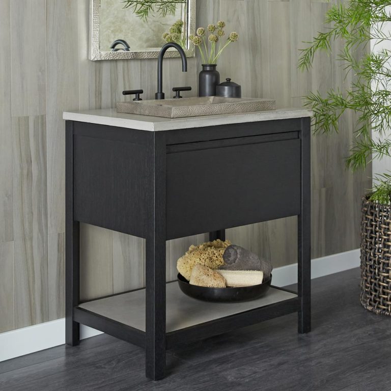 Solace 30-Inch Oak Bathroom Vanity | Native Trails