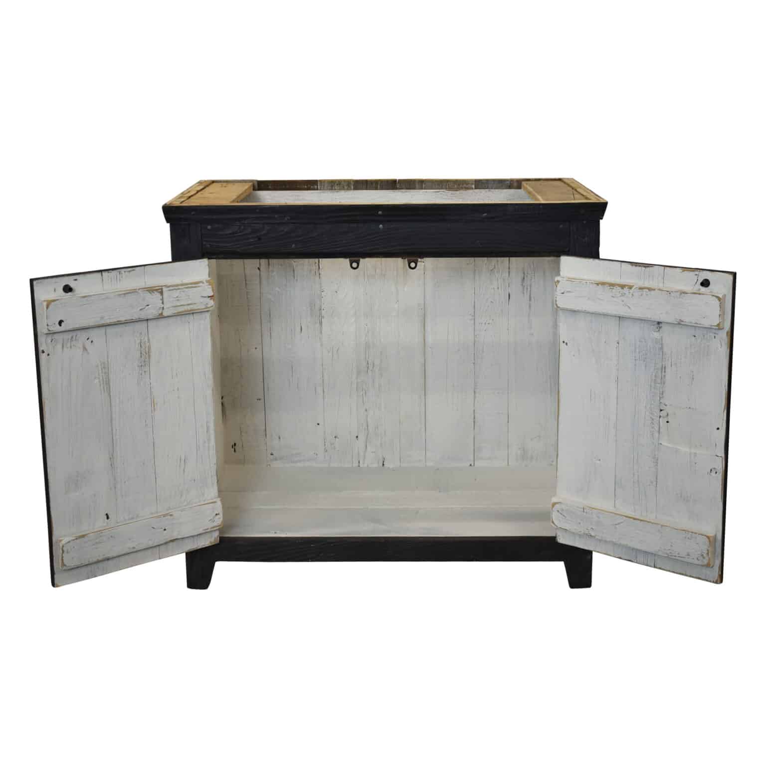 Americana 36-Inch Reclaimed Wood Bathroom Vanity Base | Native Trails