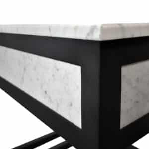 Cuzco 30-Inch Steel Bath Vanity Base with Decorative Insets | Native Trails