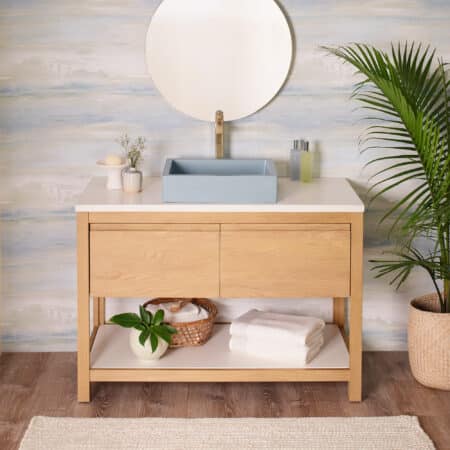 Solace 48-Inch Oak Bathroom Vanity | Native Trails