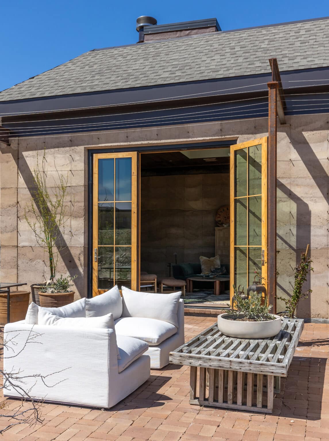 Go Inside 1 Rammed Earth Home with a NativeStone Tub