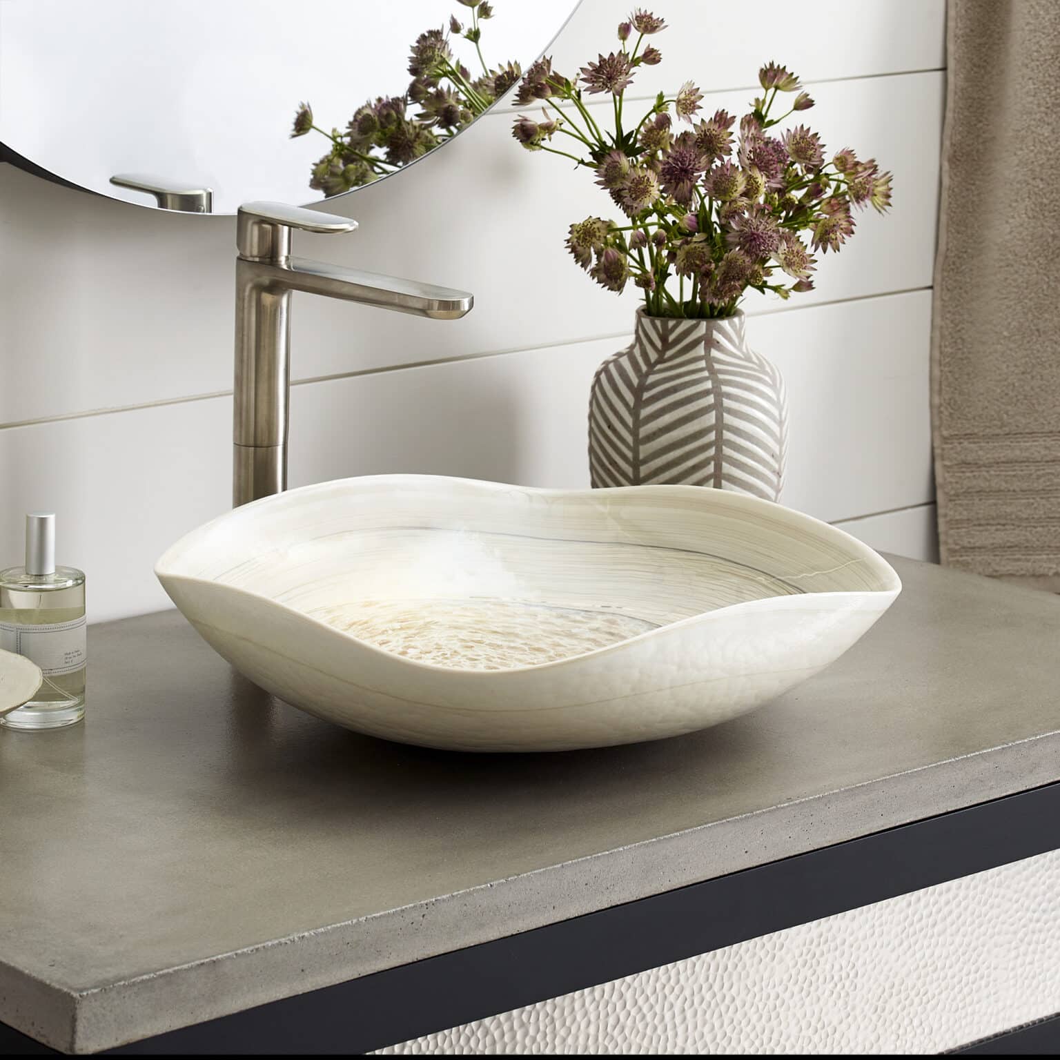 Lido | Murano Glass Vessel Bathroom Sink - Native Trails