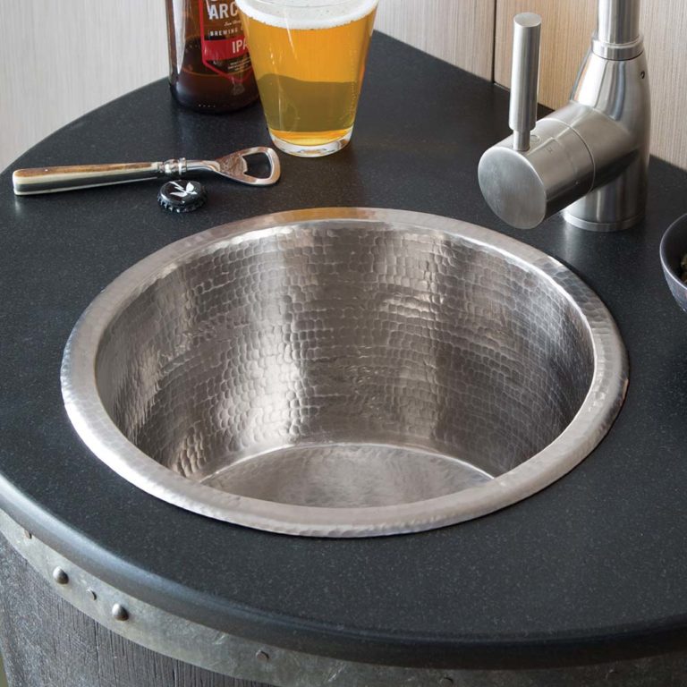 Diego | 12-inch Round Copper Bar Sink | Native Trails