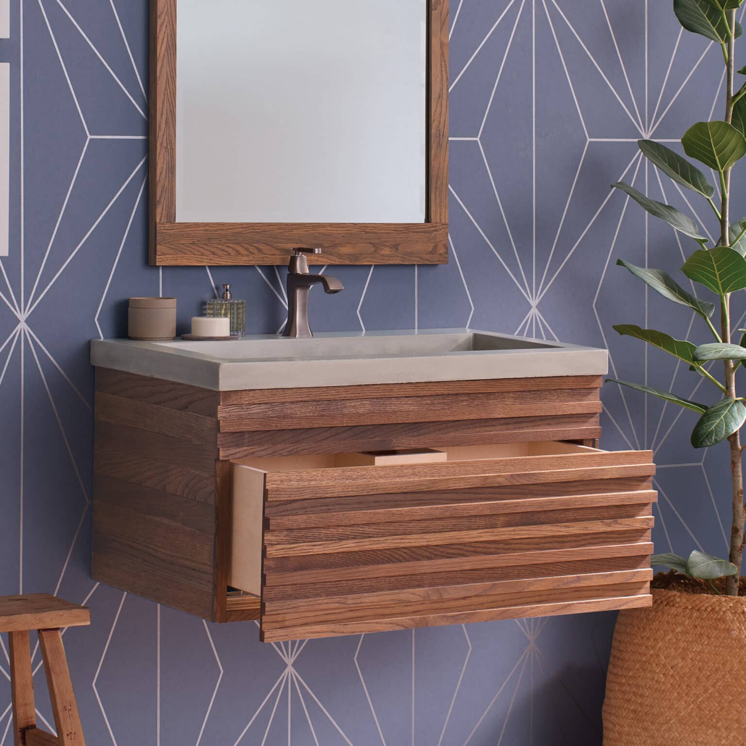 Winemaker 30-inch Floating Vanity | Native Trails