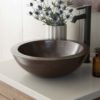Laguna | Round Copper Bathroom Vessel Sink | Native Trails