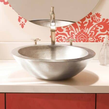 Laguna | Round Copper Bathroom Vessel Sink | Native Trails