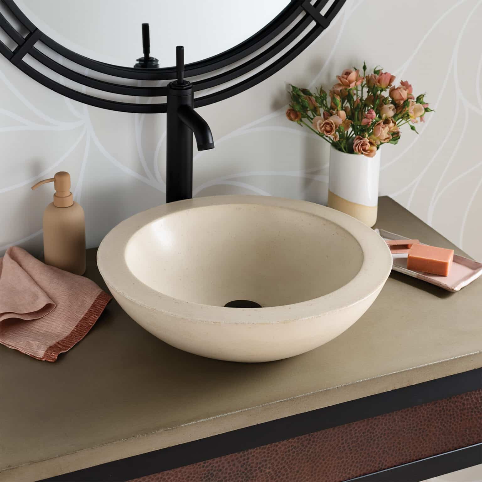 Morro | Concrete Vessel Bathroom Sink | Native Trails
