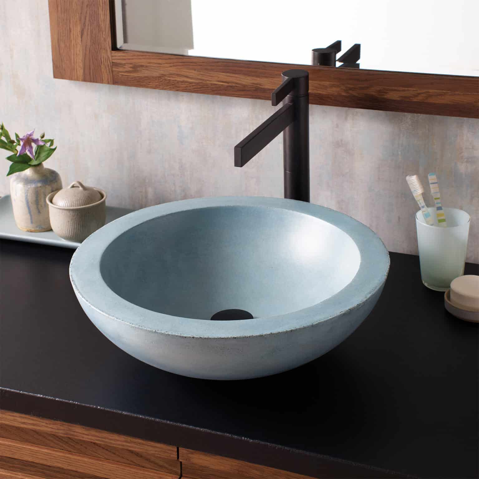 Morro | Concrete Vessel Bathroom Sink | Native Trails