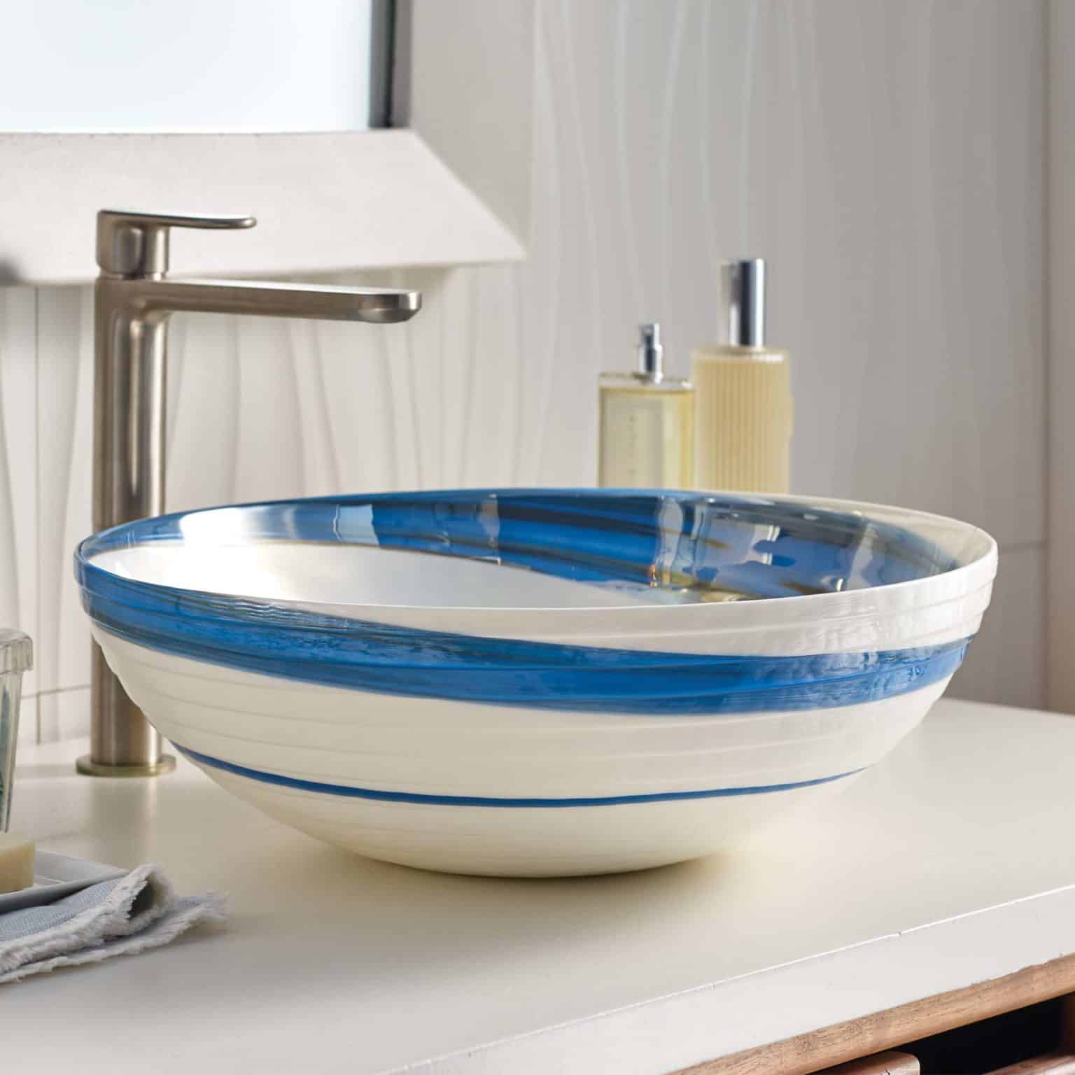Roma | Murano Glass Vessel Bathroom Sink - Native Trails