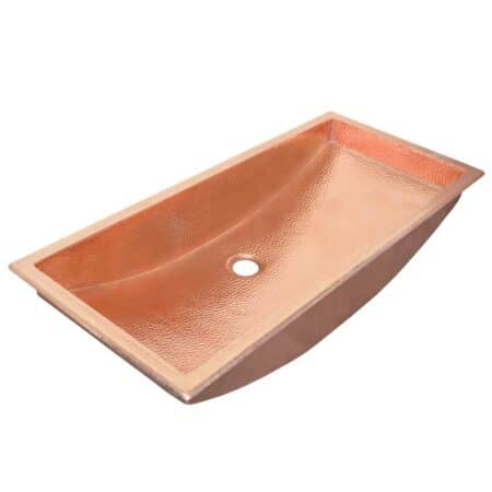 Trough 30 | 30-Inch Copper Trough Bathroom Sink | Native Trails
