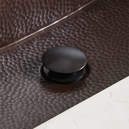 DR120 Fixed Dome Drain For Bathroom Sinks | Native Trails