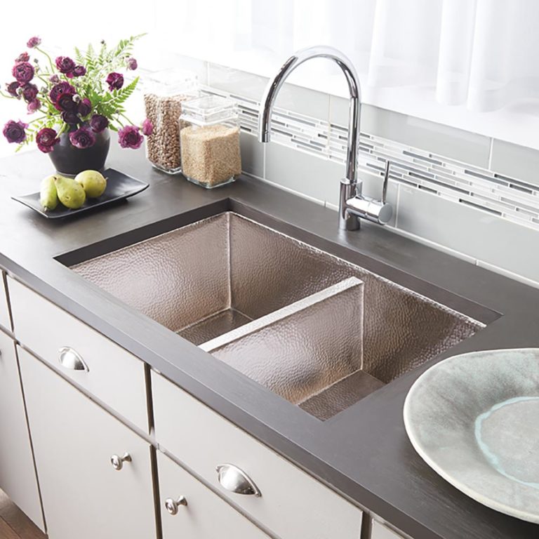 Cocina Duet | 33-inch Copper Double Kitchen Sink | Native Trails