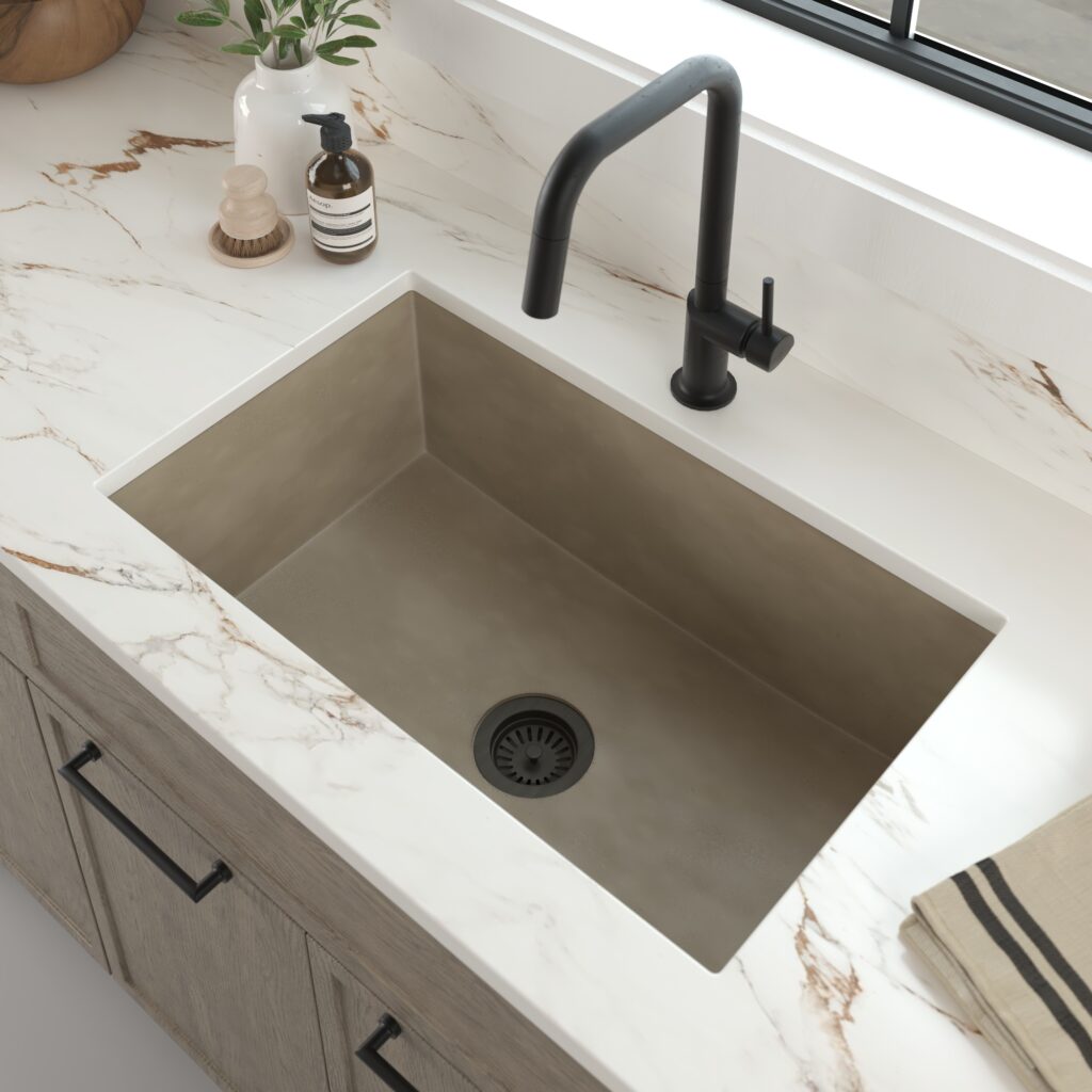 Pacifica | 30-Inch Concrete Kitchen Sink | Native Trails