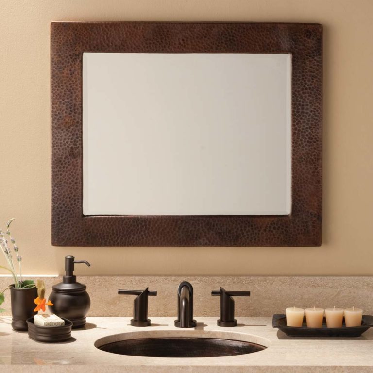 Sedona Copper Rectangular Wall Mirror | Native Trails
